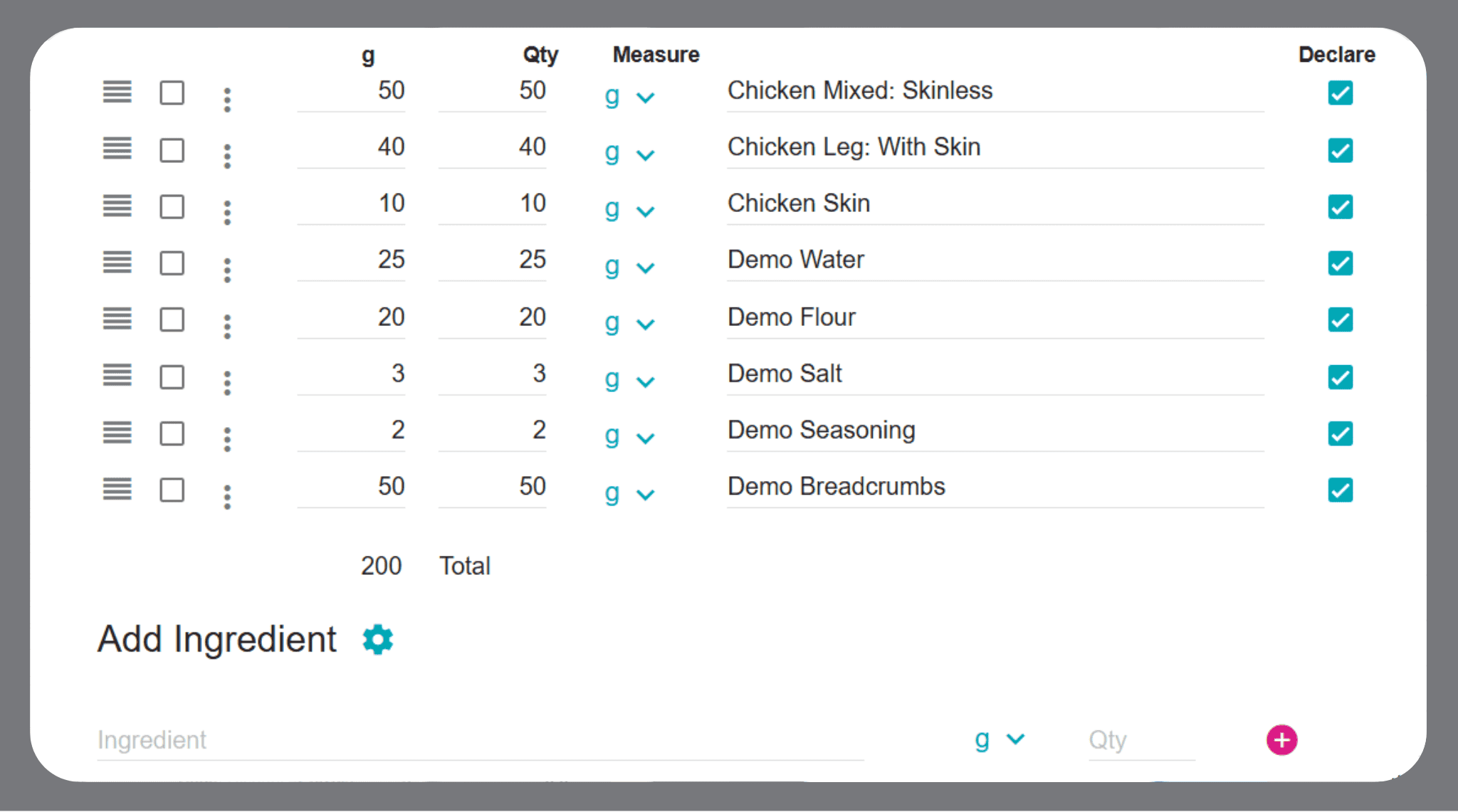 Simple Nutrition And Allergen Labelling Software | NutriCalc